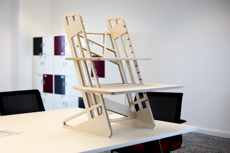 Coworking in Milton Keynes with our wooden standing desks - Helmm